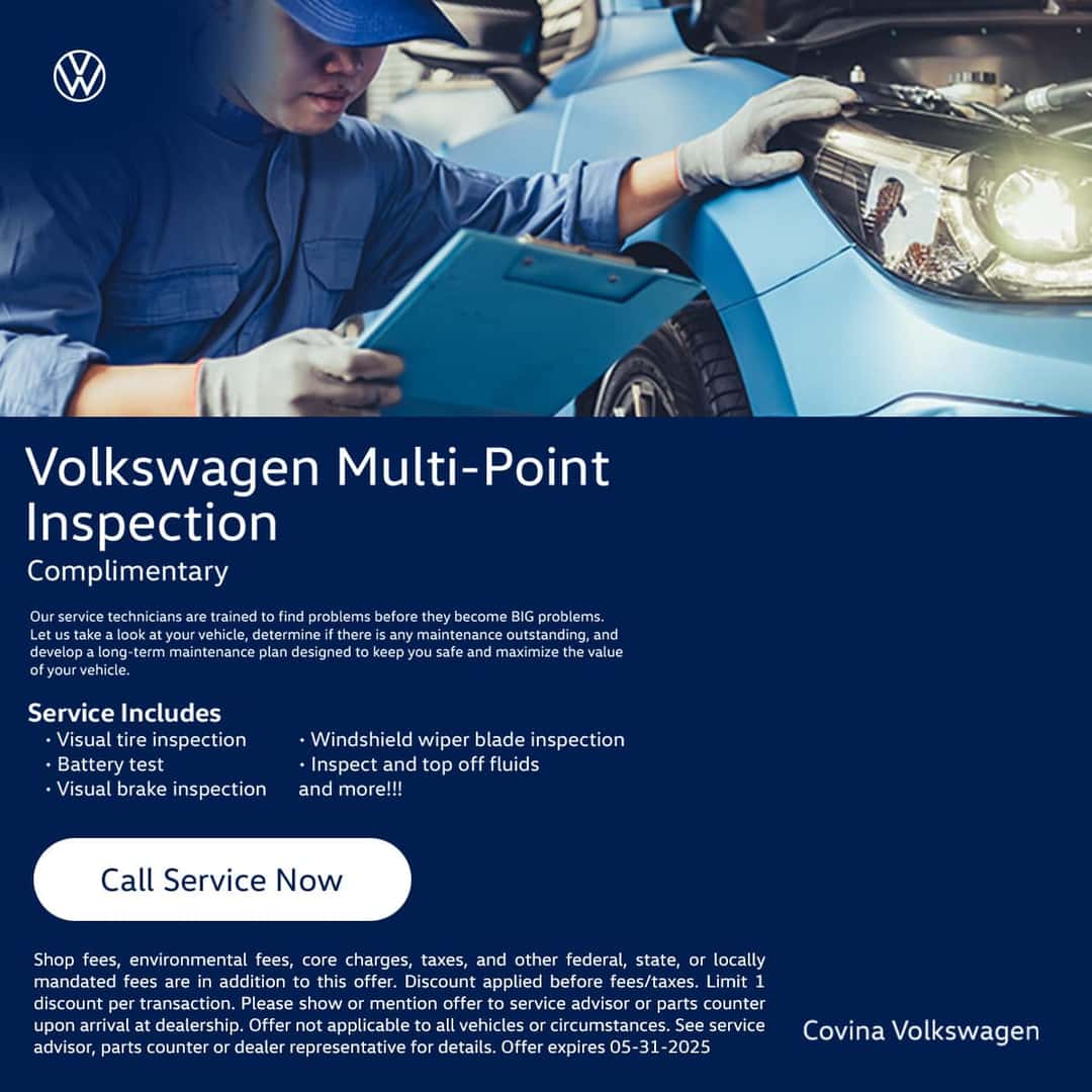 Covina Volkswagen New Service Specials