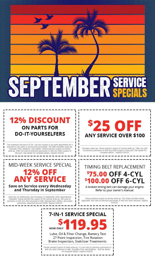 Auto Service Specials | Cookeville Honda near Nashville
