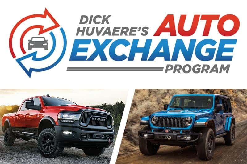 Vehicle Exchange Program | Dick Huvaere's Richmond Chrysler Dodge Jeep RAM