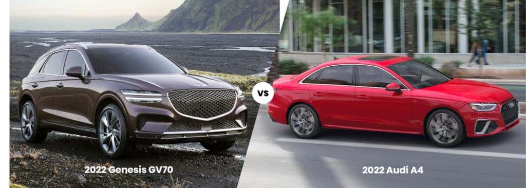 2022 Genesis GV70 vs. 2022 Audi A4 | Genesis of Golden