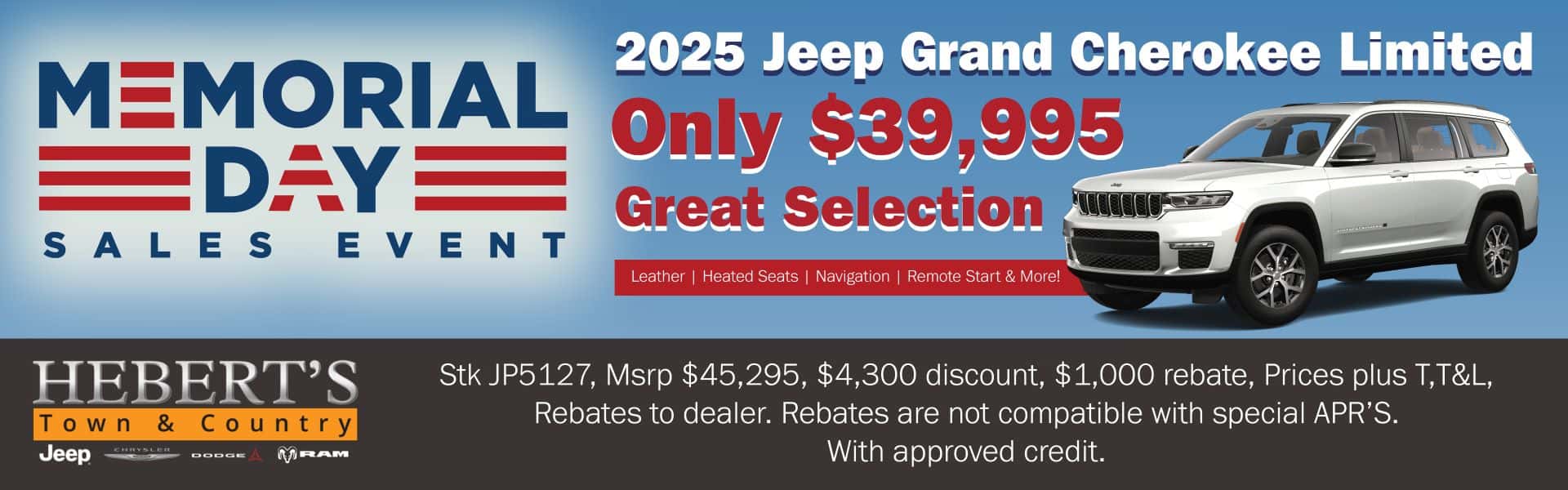 Hebert's Town and Country Chrysler Dodge Jeep Ram in Shreveport, LA