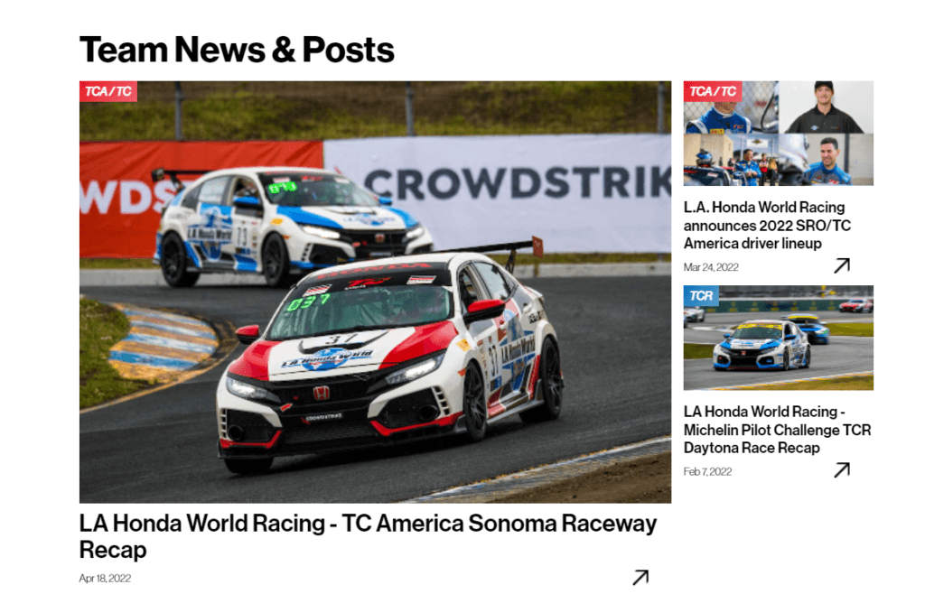 Precision Honda Racing Sonoma Race Weekend Recap, 4 Podiums ...
