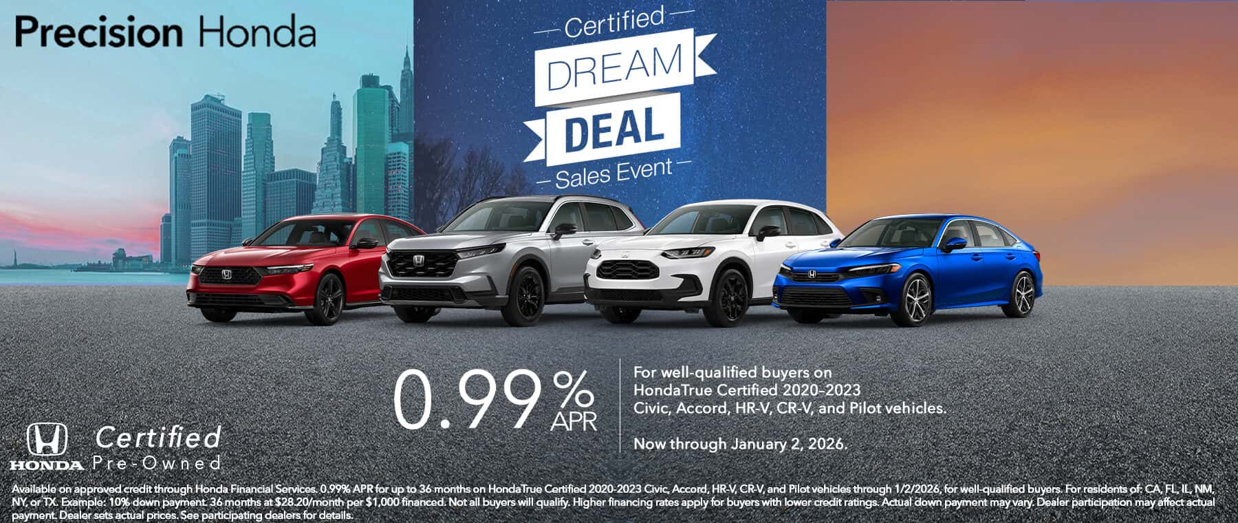 Honda & Used Car Dealer Downey, CA - Precision Honda