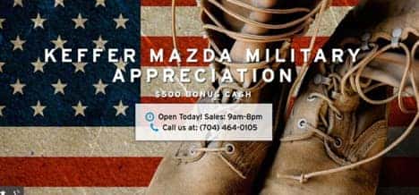 Mazda Veterans Day Specials in Huntersville NC - Keffer Mazda