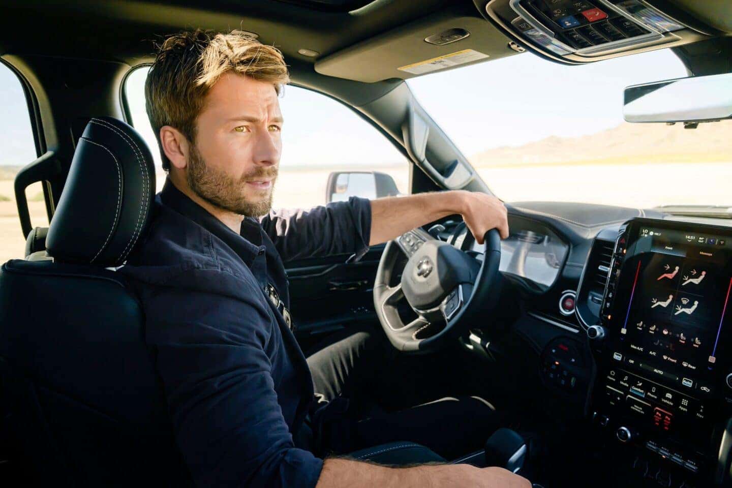 Actor Glen Powell Ushers in All-New 2025 Ram 1500 RHO | Keller Bros. Dodge RAM