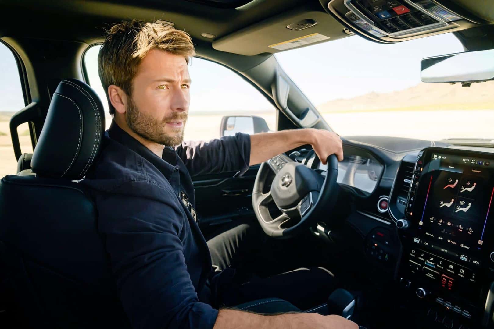Actor Glen Powell Ushers in All-New 2025 Ram 1500 RHO | Keller Bros ...