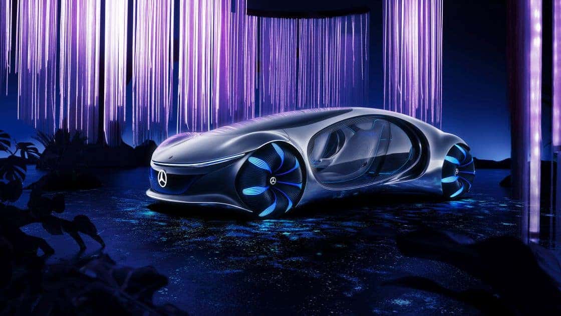 Mercedes electric concept car store