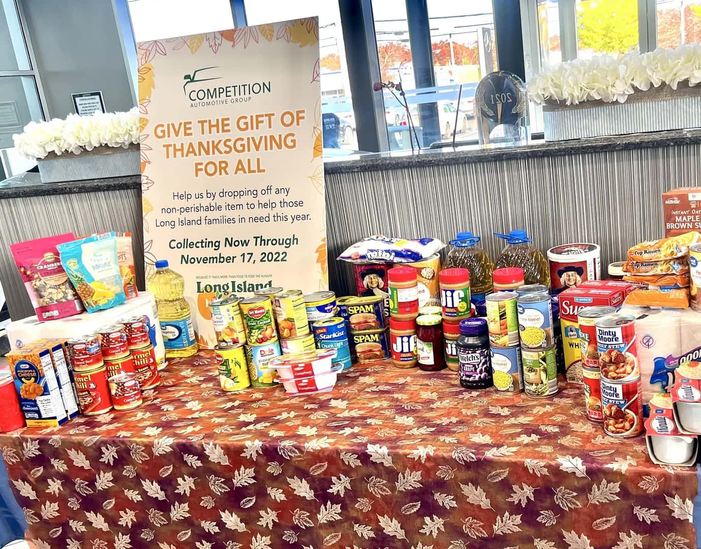 2022 Thanksgiving Food Drive with Long Island Cares, Inc. | Mercedes ...