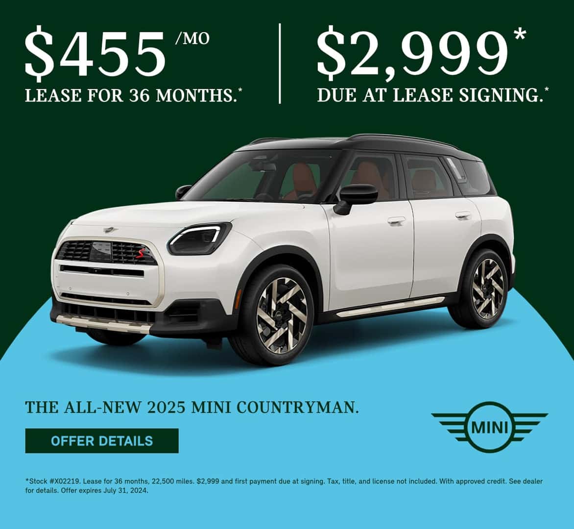 Monthly Specials | MINI of Omaha | ONYX Automotive
