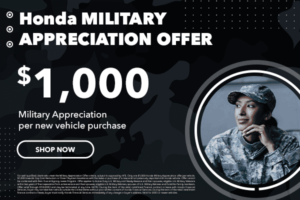 Honda Military Appreciation Offer
