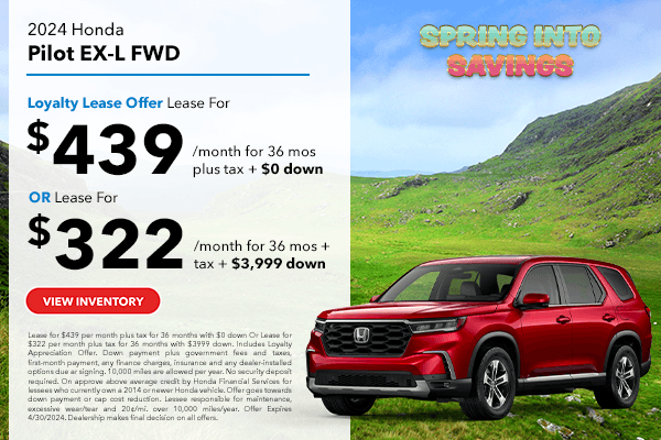 Honda Lease Deals | Honda Financing | Honda Dealership