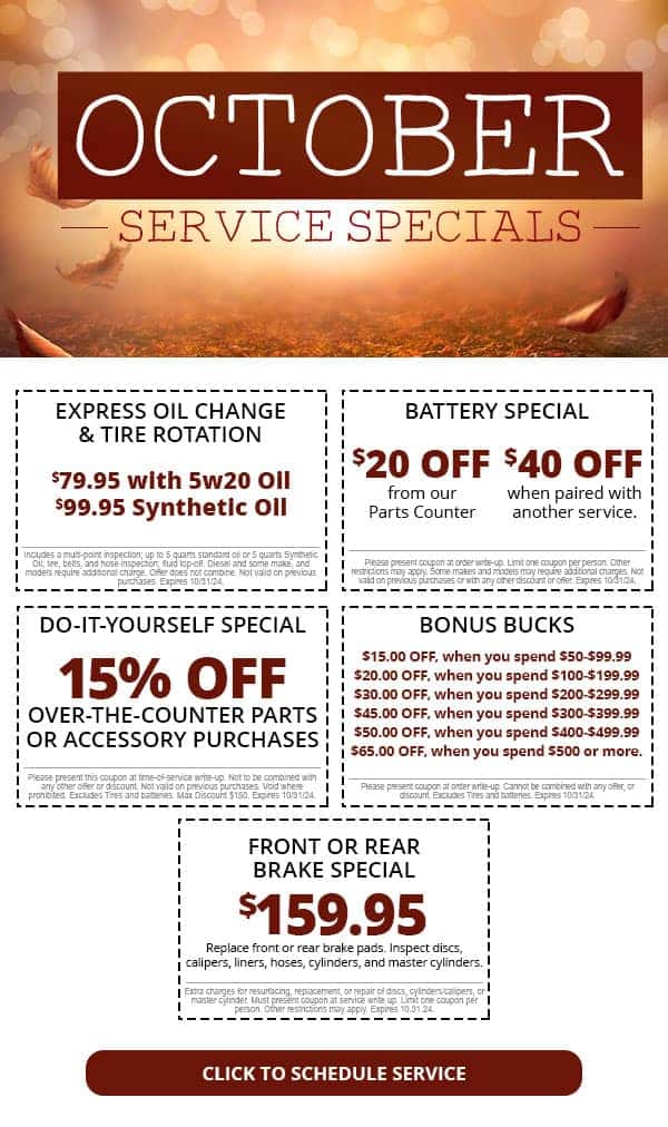 Auto Service Specials | San Francisco Honda near Oakland